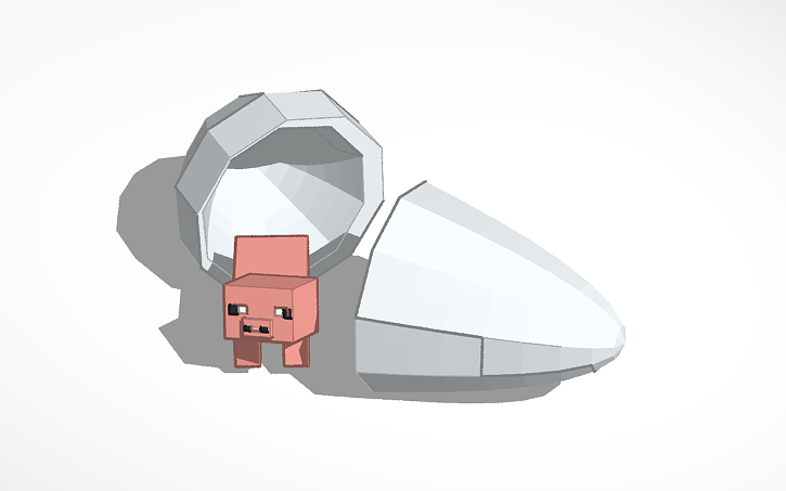 3D design Pig - Tinkercad