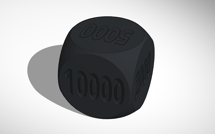 3d Design Cardfight Vanguard Dice Counter Tinkercad