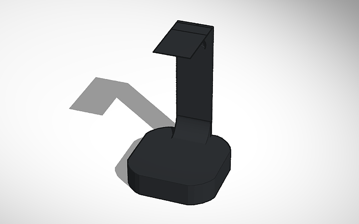 3D design Headset Stand - Tinkercad