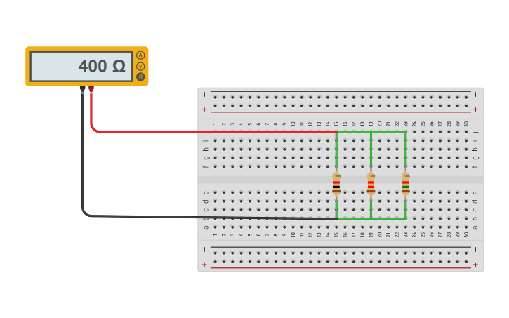Circuit Design Parallel Resistor 2 Tinkercad