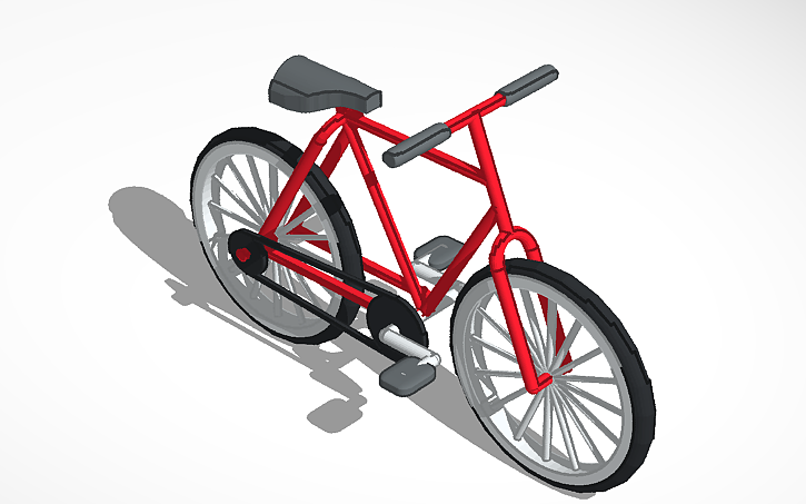 3D design BICYCLE - Tinkercad