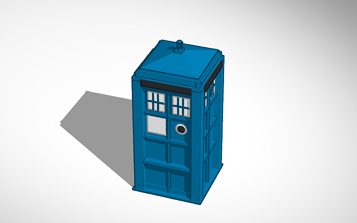 3D design 2017 TARDIS | Tinkercad