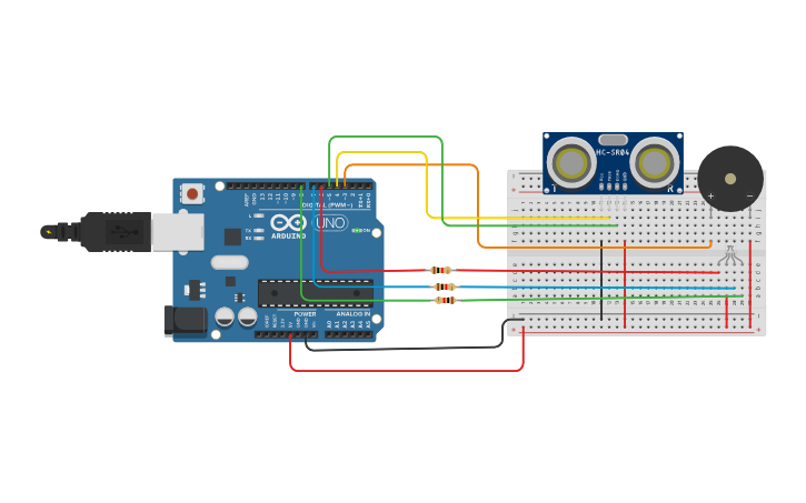 Circuit design Nota musical - Tinkercad