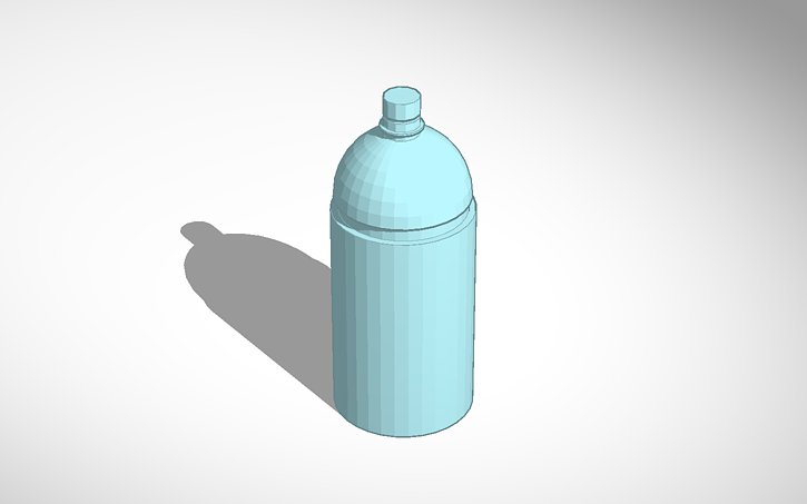 3D design bottle - Tinkercad