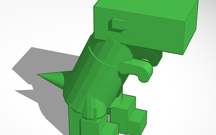 3D design t-rex - Tinkercad