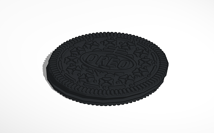 3D design Oreo SVG - Tinkercad