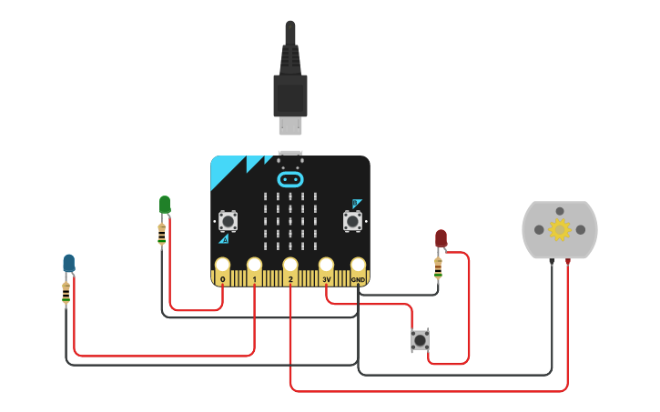 Circuit Design Microbit Pins Tinkercad