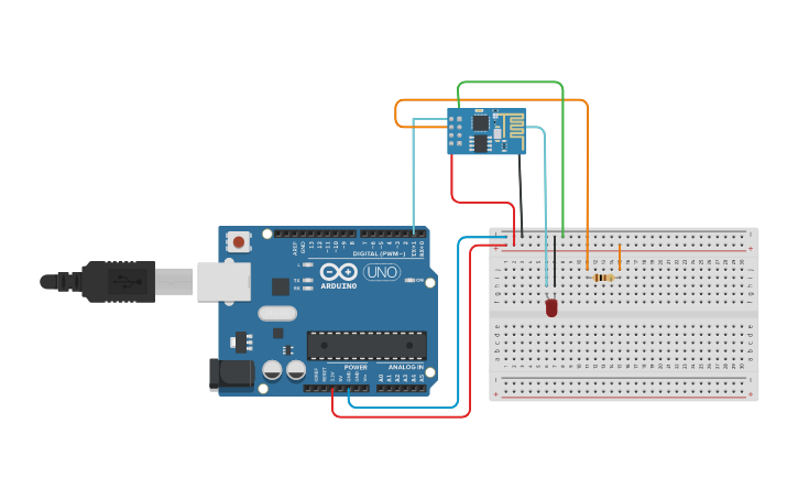 Circuit design wifi - Tinkercad