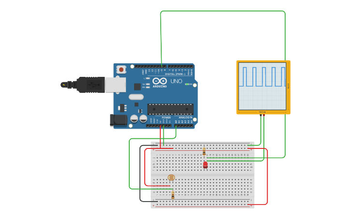 Circuit design PWM complex - Tinkercad