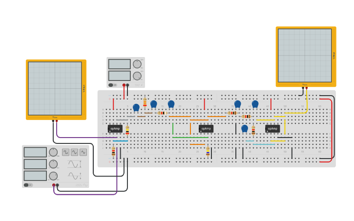 Circuit design ECG debug | Tinkercad