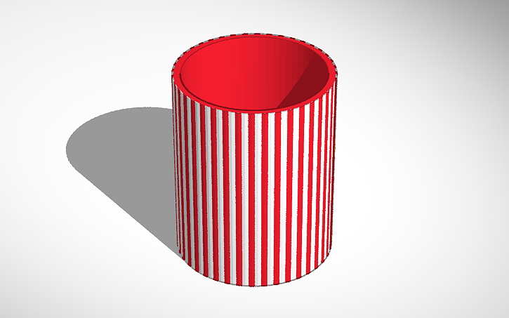 3d Design Popcorn Container From The Cinema Tinkercad