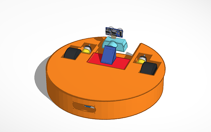 3D design Mobile Robot/Muhammad Miftahul Arzaq 3EC - Tinkercad