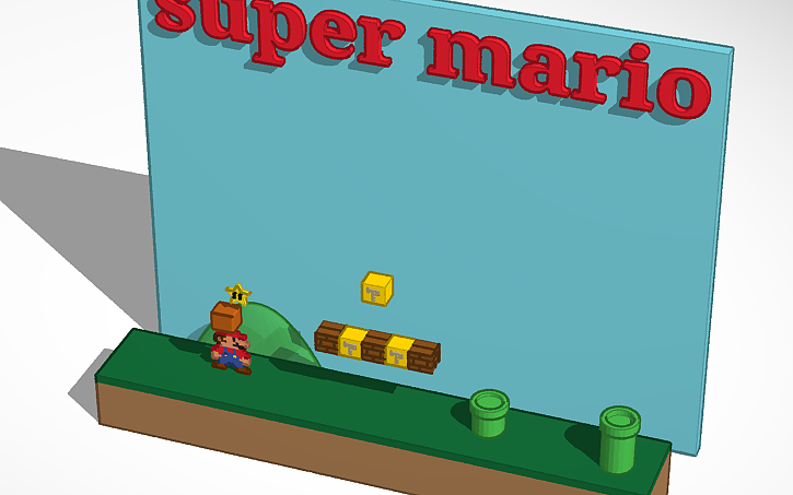 3D design Super Mario - Tinkercad