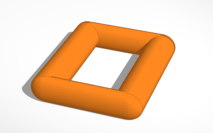 3D design Bezel for 2.4" TFT LCD, v2 - Tinkercad