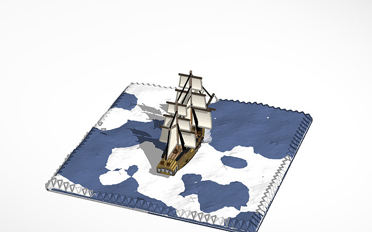 3d Design Pirate Ships Hms Doom Tinkercad