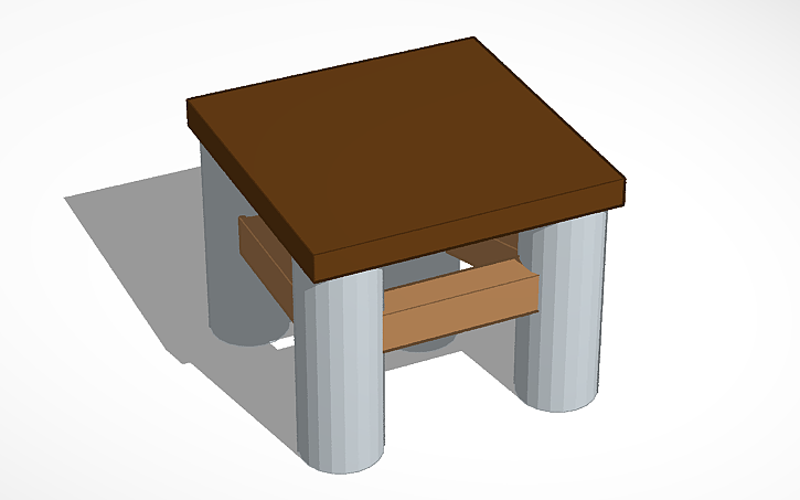 3D design Illusion Stool | Tinkercad