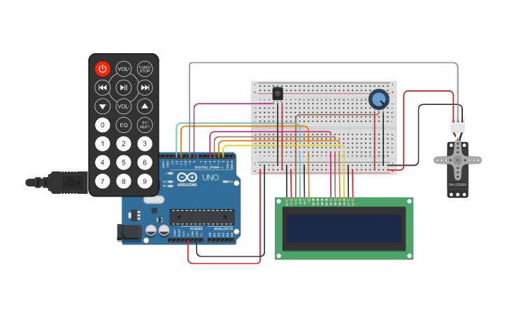 Circuit design Feeder Simulation | Tinkercad