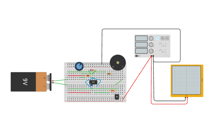 Circuit design amplificador de sonido - Tinkercad