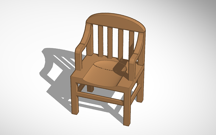 3D design Chair - Tinkercad
