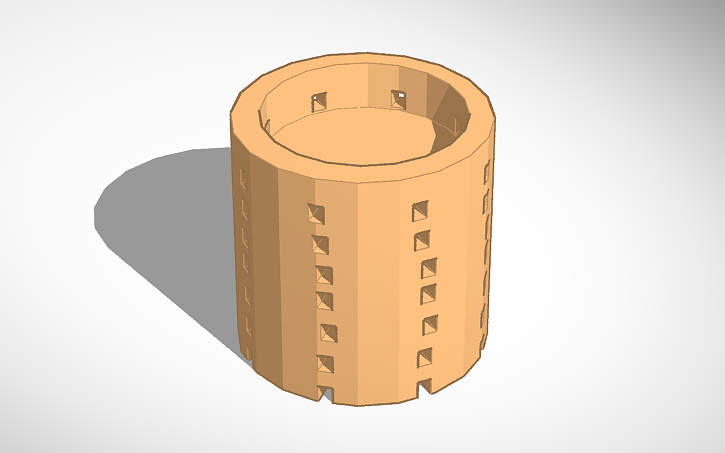 3D design Candle - Tinkercad