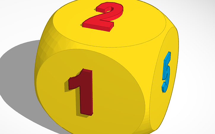 3D design Roll The Dice | Tinkercad