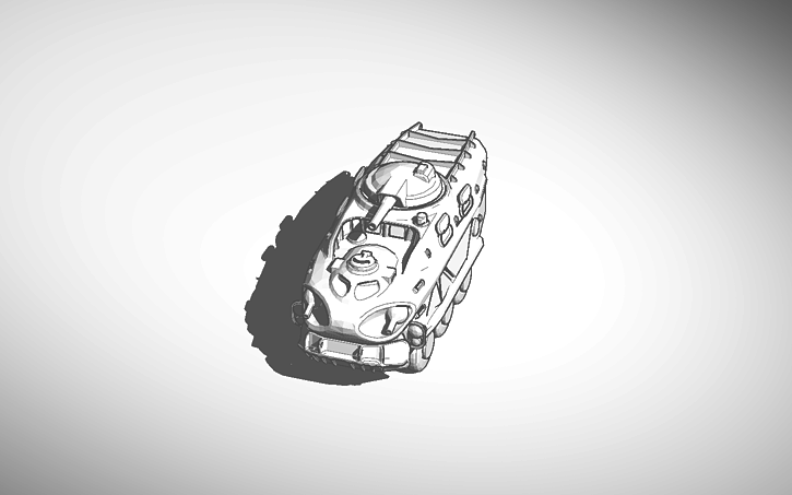 3D design Fallout Tank - Tinkercad