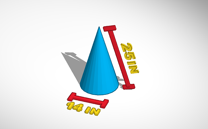 3D design (A) Cone - Q01 | Tinkercad