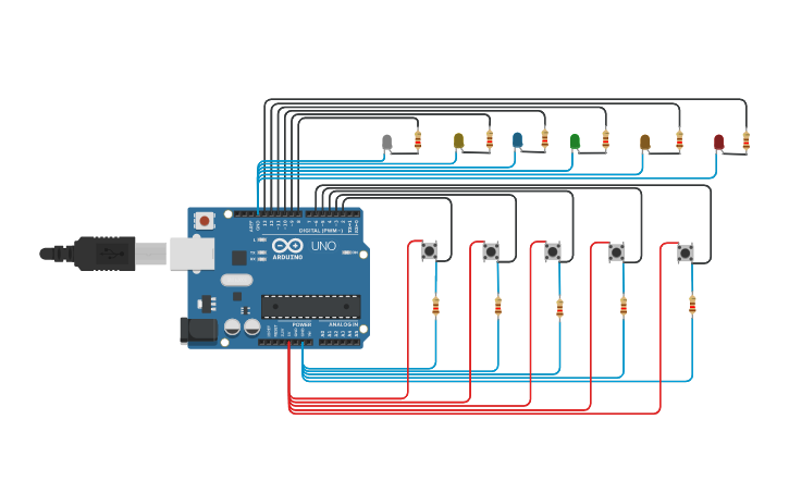 Circuit design Examen | Tinkercad