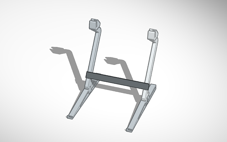 3D design labtop stand - Tinkercad