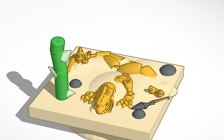 3D design Fossil - Tinkercad