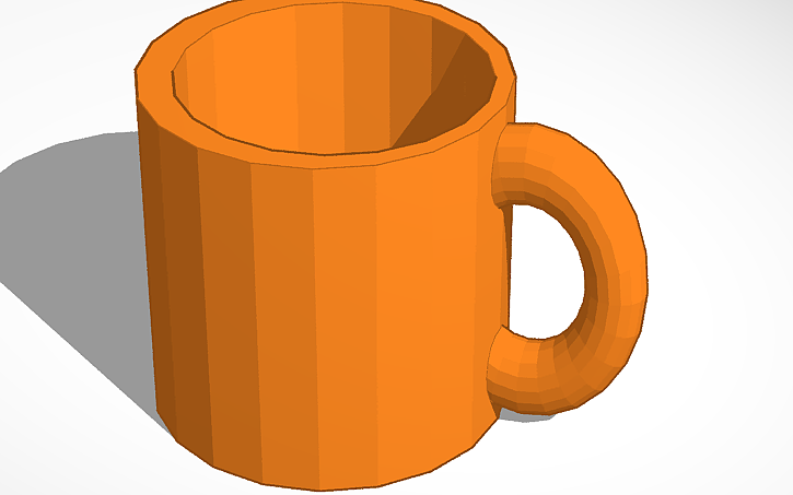 3D design cup - Tinkercad