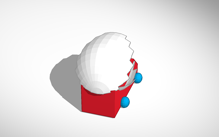 3D design clam car - Tinkercad