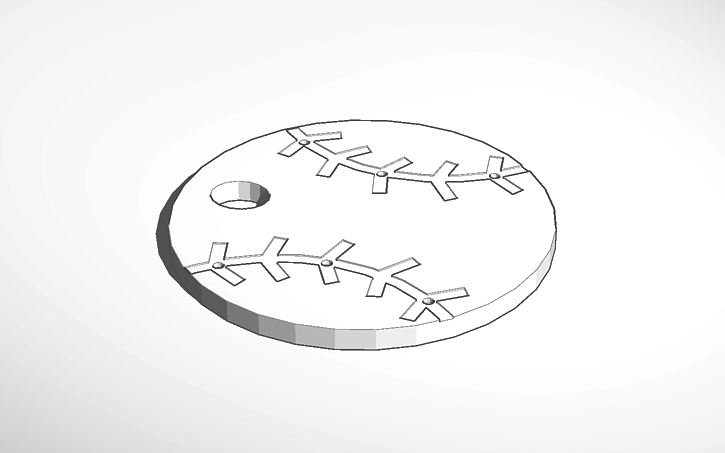 3D design Copy of Softball - Tinkercad
