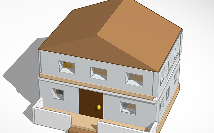 3D design Big house - Tinkercad