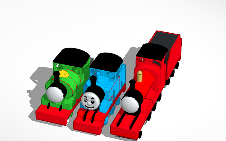 3D design Thomas, Percy And James | Tinkercad