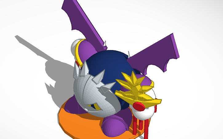 3D design New Meta Knight Game Piece - Tinkercad