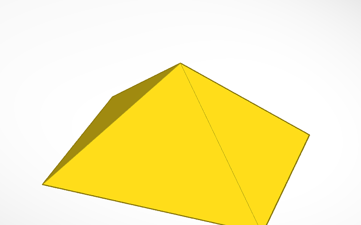 3D design Giza Pyramid | Tinkercad