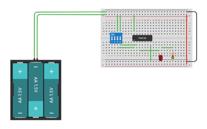 Circuit design 7432 | Tinkercad