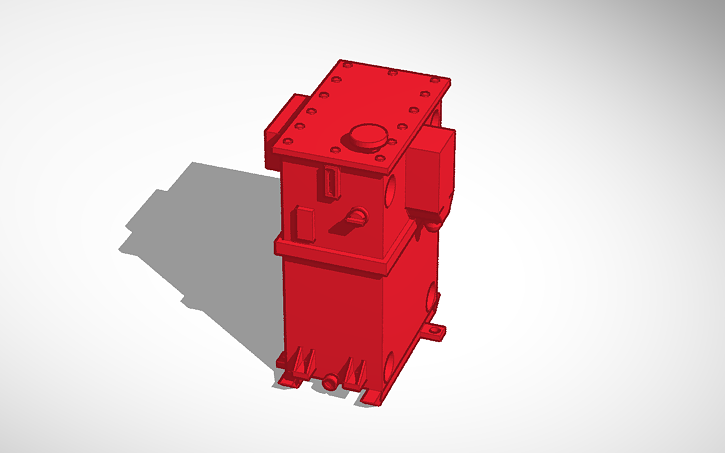 3D design Power Transformer - Tinkercad