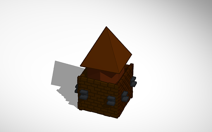3D design Walled tower | Tinkercad