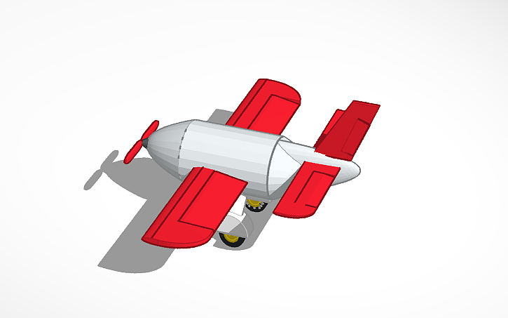 3D design Airplane - Tinkercad