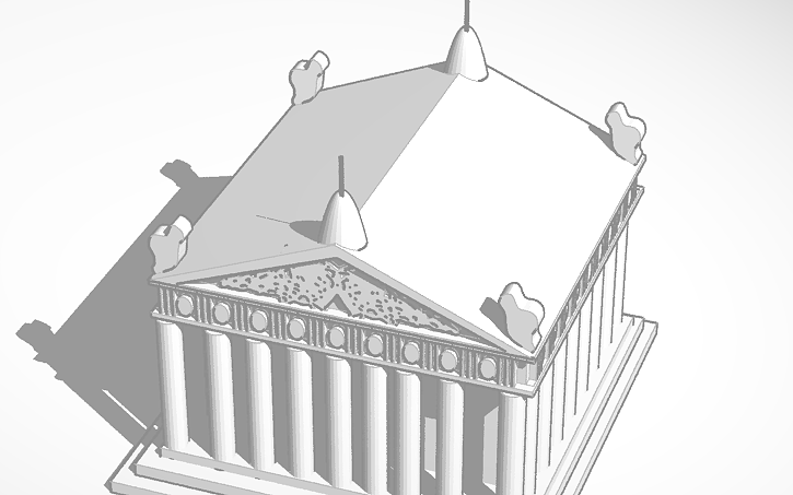 3D design Temple - Tinkercad