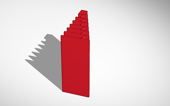 3D design Paint Rack - Tinkercad