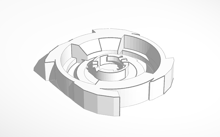 3D design beyblade - Tinkercad