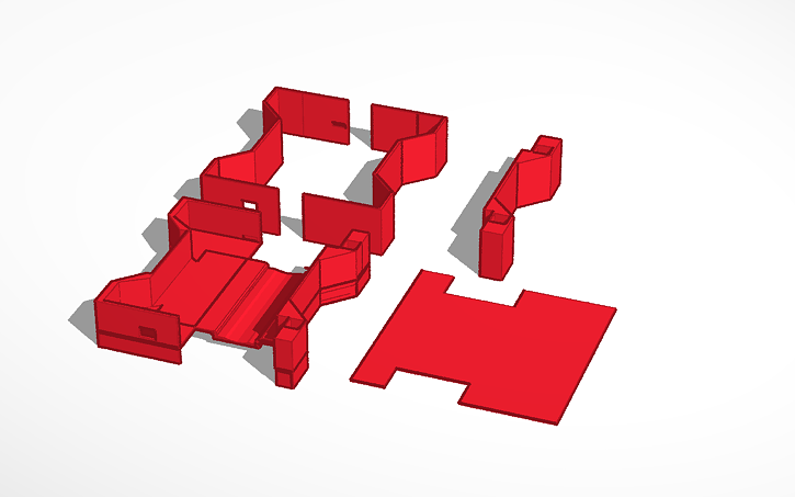 3D design Soccer Robot - Tinkercad