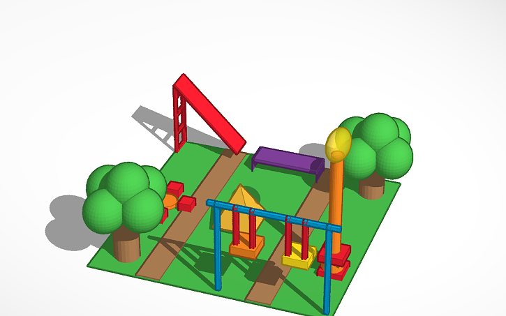 3D design Parque - Tinkercad