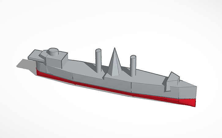 3D design Huges Glomar Explorer - Tinkercad