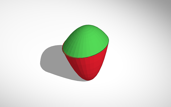 3D design Strawberry servingofshapes | Tinkercad