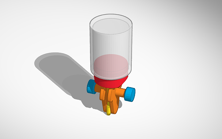 3D design Piston Conn Rod Crankshaft SIM LAB - Tinkercad