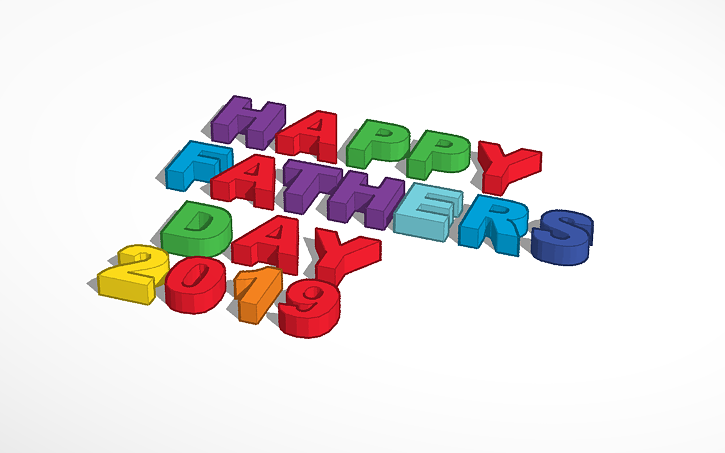 3D design Father's Day | Tinkercad